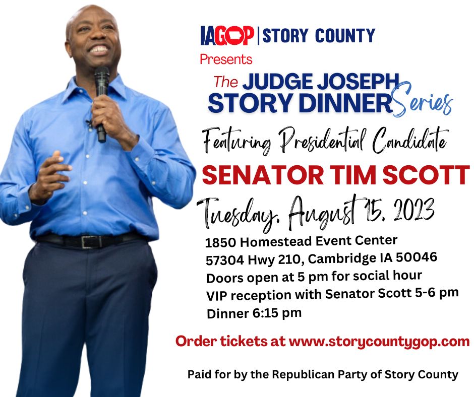 2023 Judge Joseph Story Dinner Series Part 1 - Story County GOP