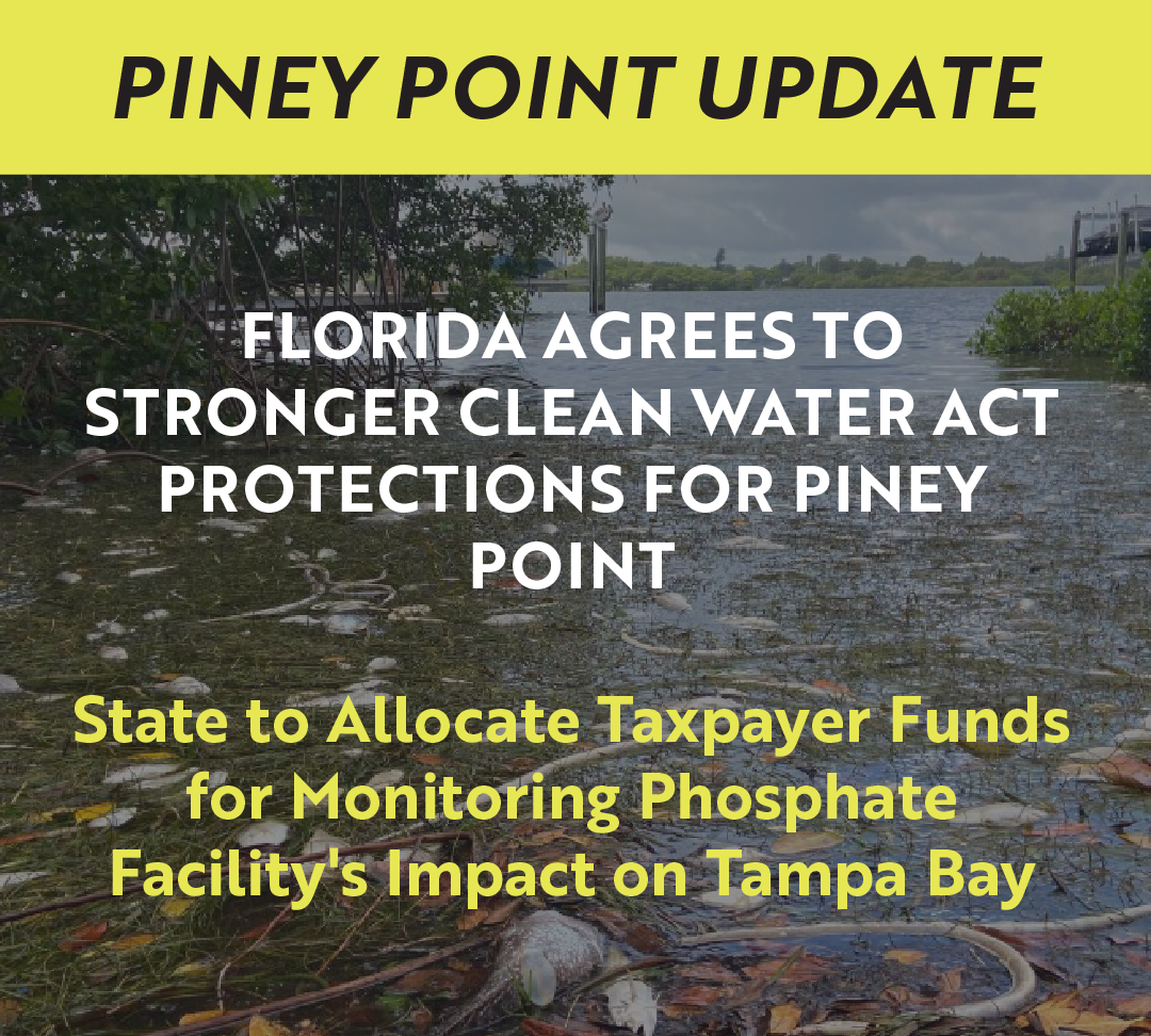 Piney Point Settlement Reached - Suncoast Waterkeeper
