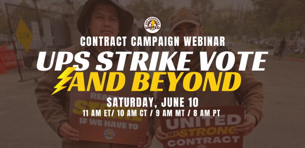 UPS Strike Vote Starts This Week