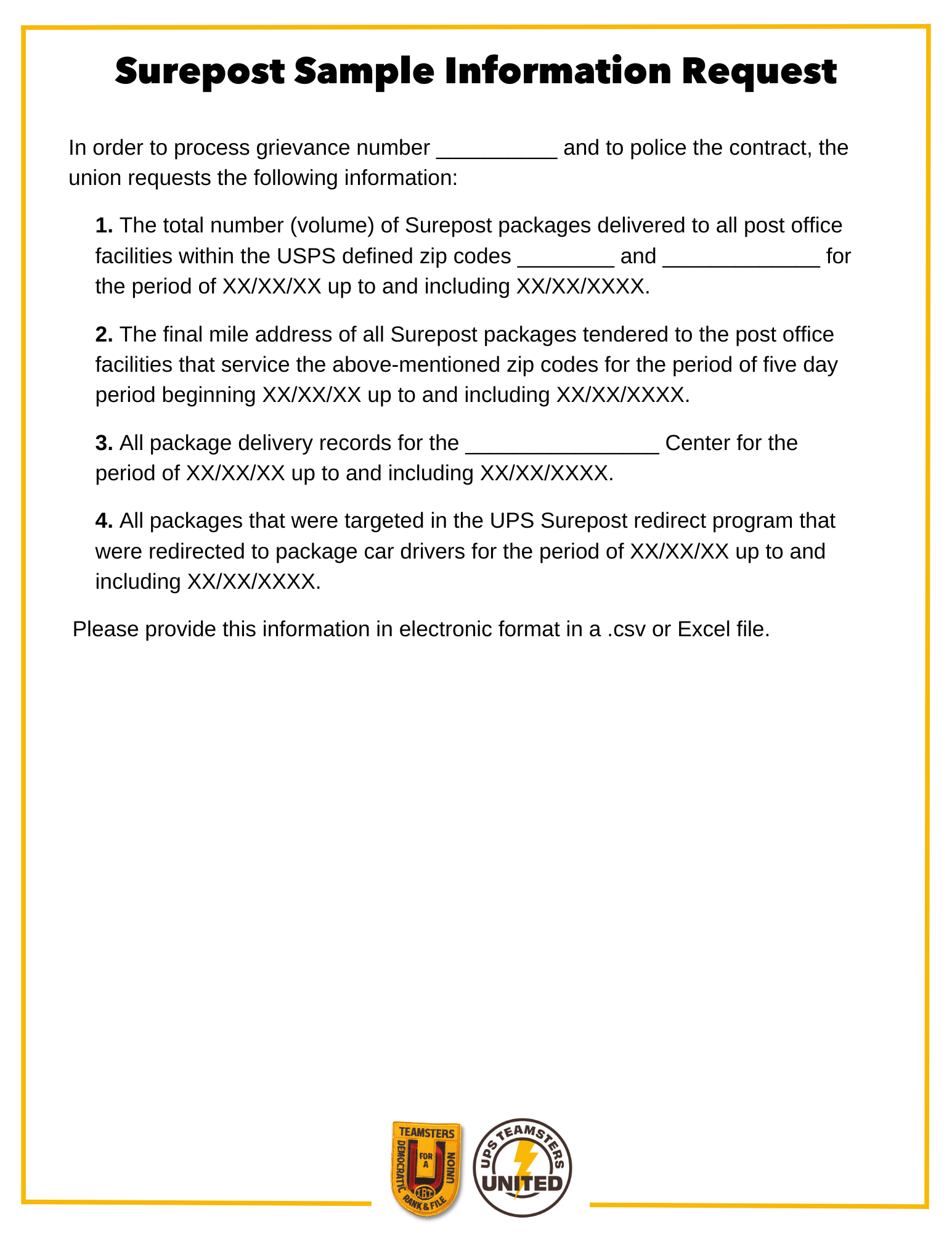 Toolkit: Surepost Enforcement