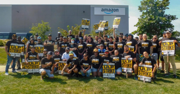 More Amazon Drivers Organize With Teamsters Local 705, Demand Recognition