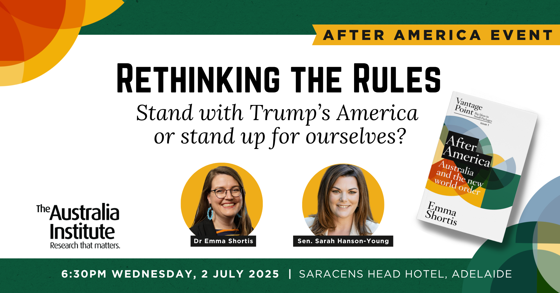 After America: Rethinking the Rules - The Australia Institute