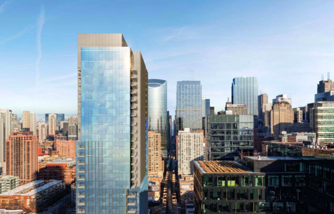 Proposal for 36-story, 400-unit residential building up in zoning ...