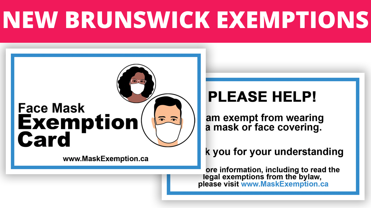 New Brunswick Mask Exemption - Rebel News
