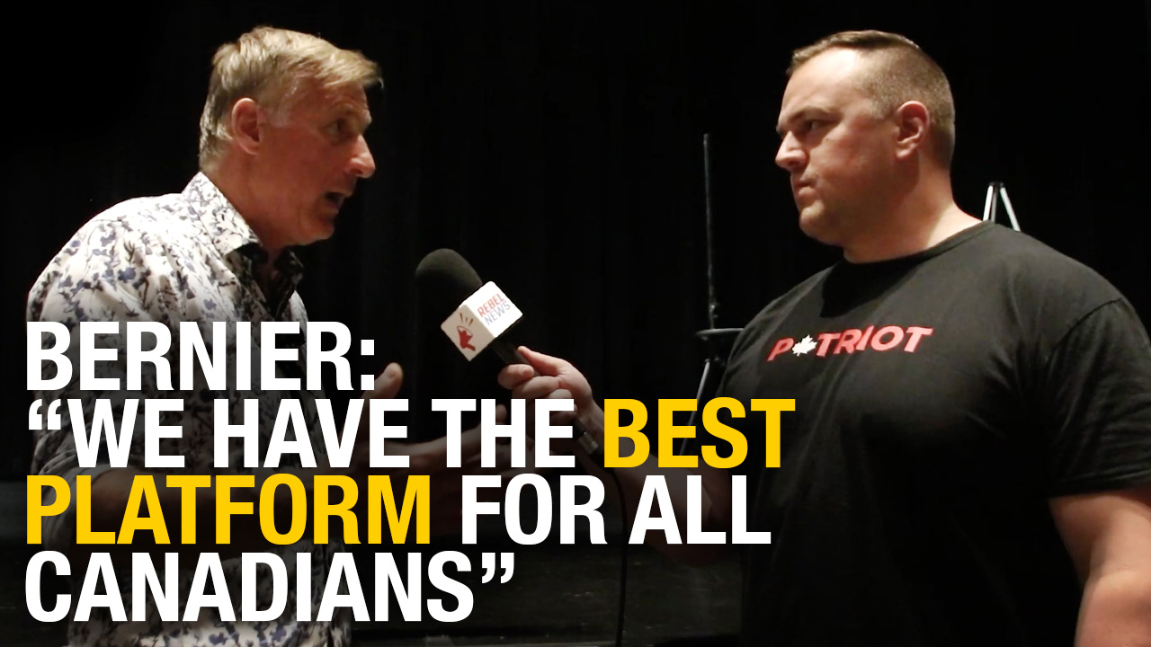 INTERVIEW: Maxime Bernier speaks with Adam Soos in Airdrie, AB - Rebel News