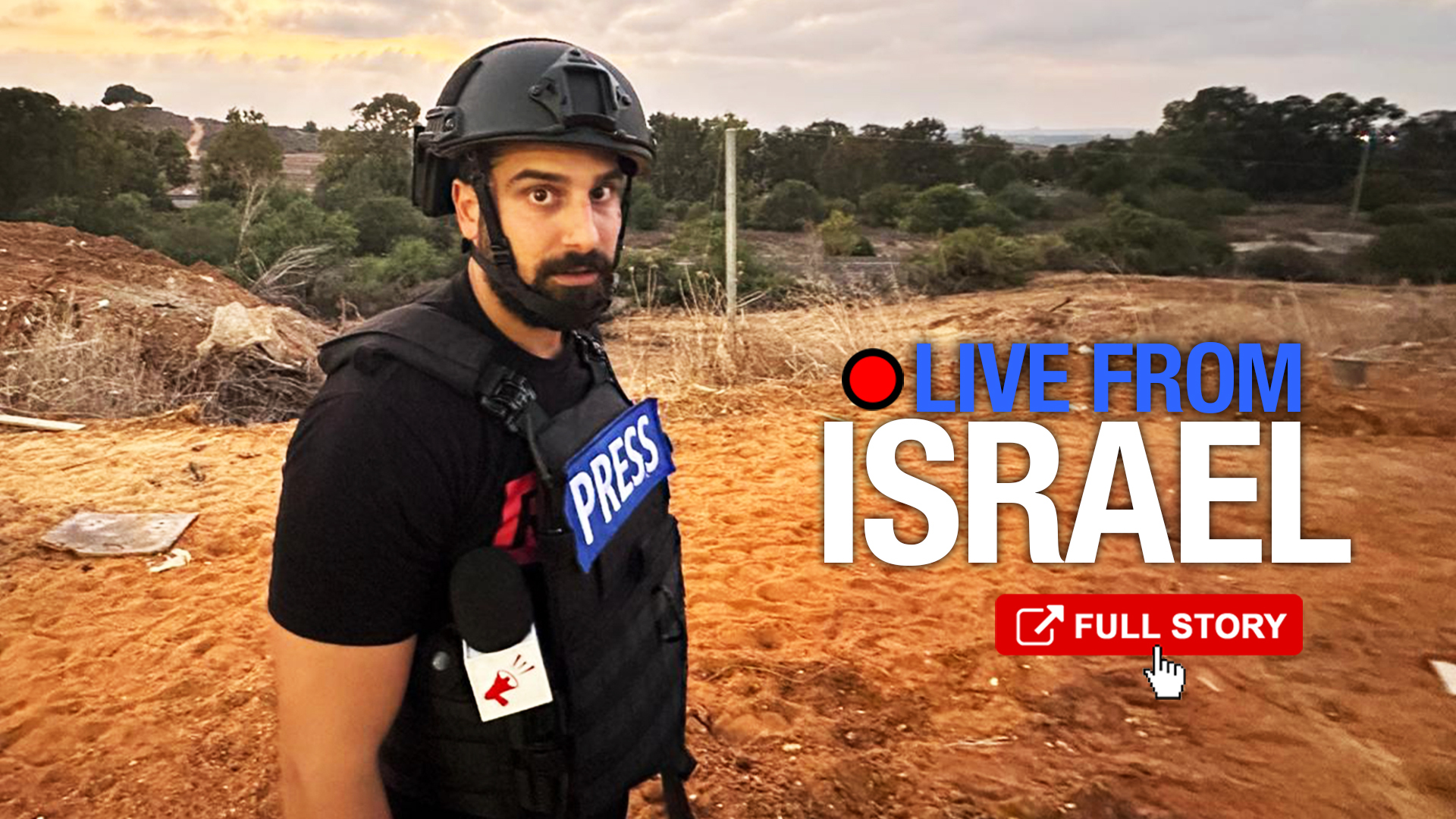 🔴 LIVE from the Israel-Gaza frontline with Avi Yemini - Rebel News