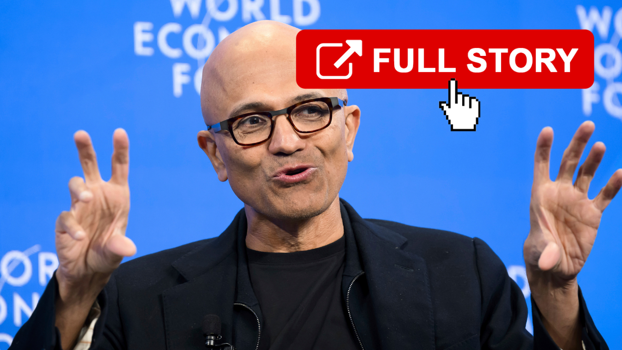 Microsoft CEO Satya Nadella says company is using AI to track 'disinformation and misinformation ...