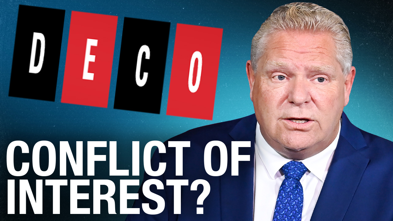 Does owning Deco Labels put Doug Ford in a sticky situation? - Rebel News