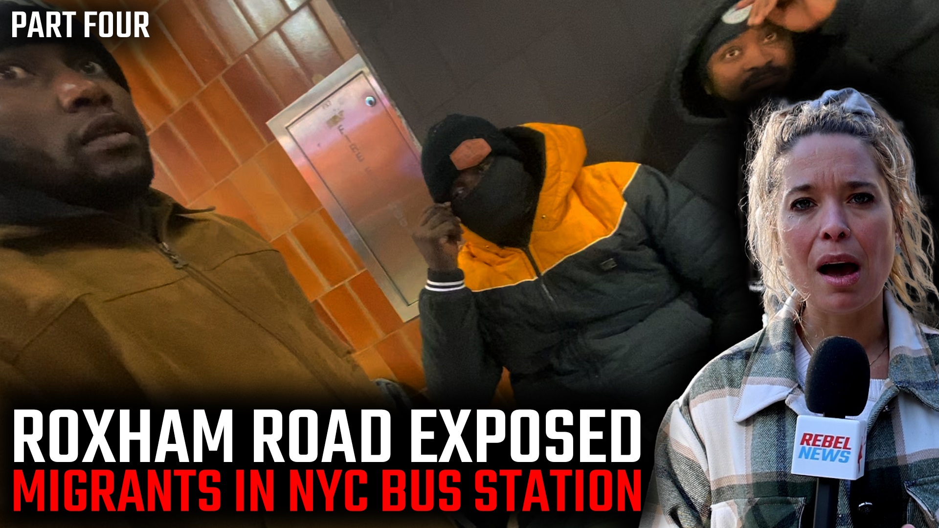 Migrants gather in New York bus station en route to Roxham Road - Rebel ...