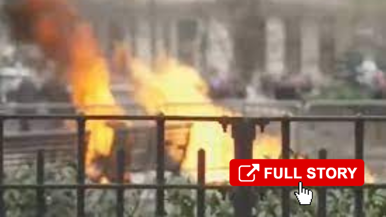 Man sets himself on fire outside NYC courthouse where Trump's trial is ...
