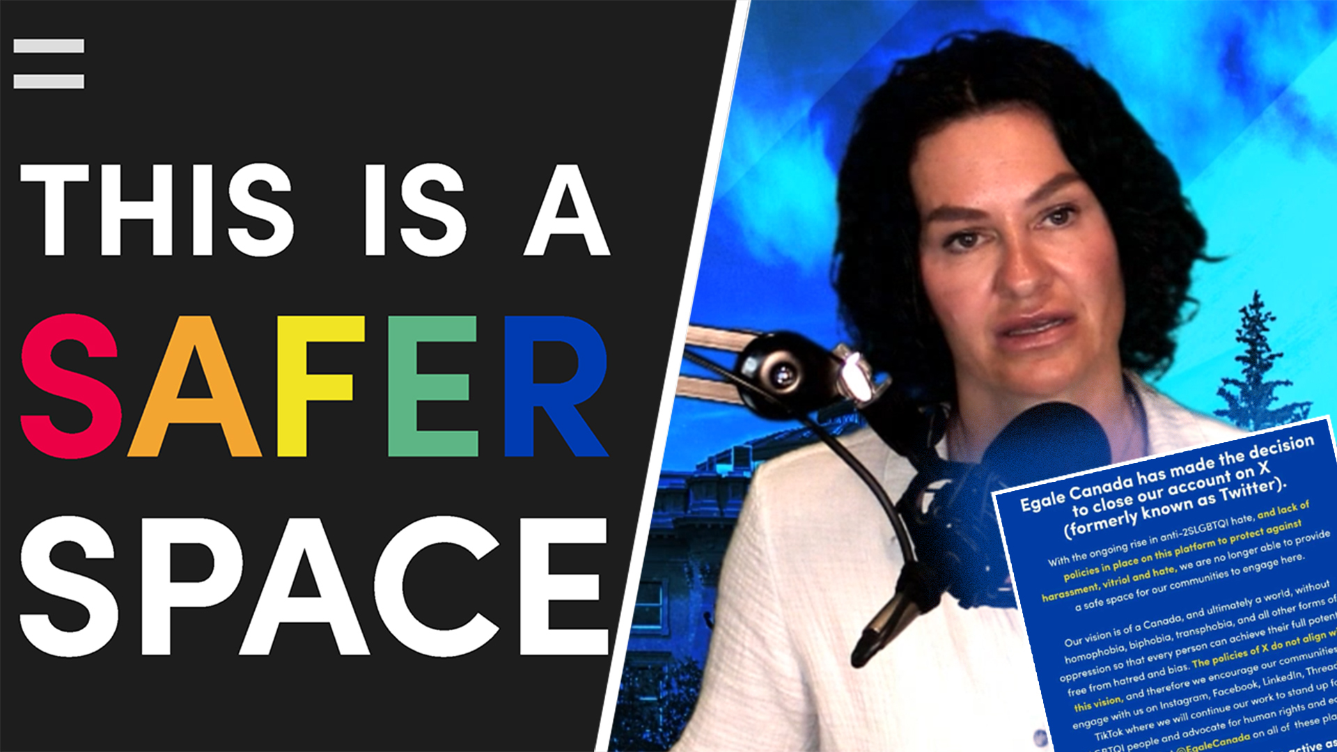 Egale Canada promises to kill X account after mean posts - Rebel News