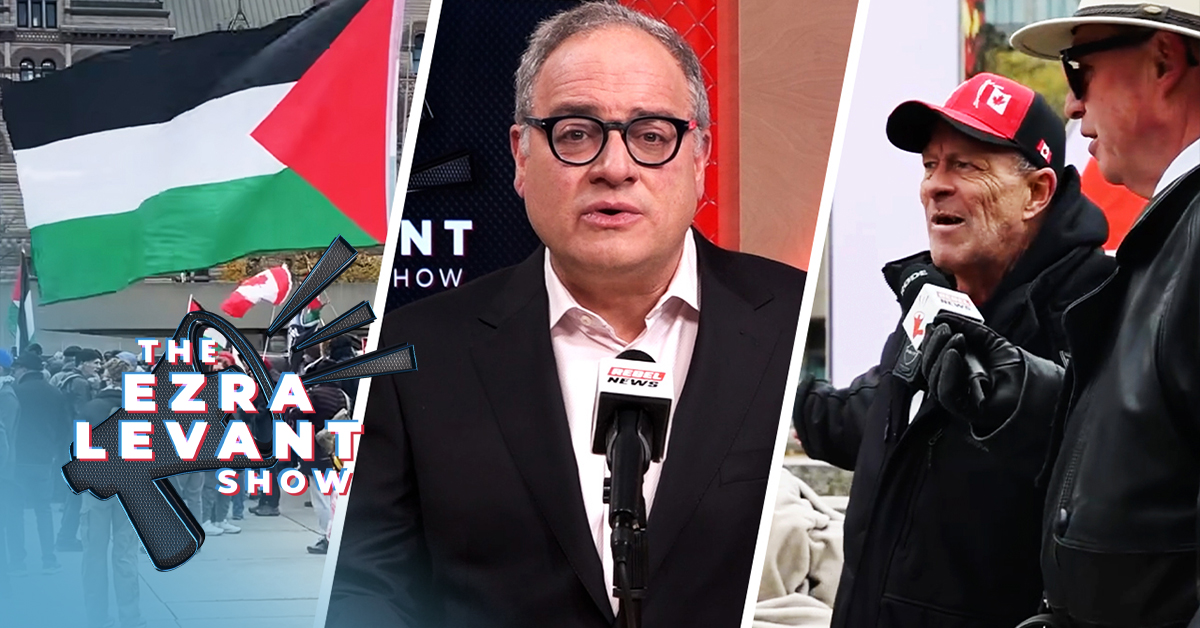 Latest attack on Canadian identity: Palestinian flag raising - Rebel News