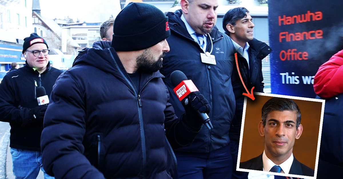 Rishi Sunak SILENT as Rebel News tries to get answers - Rebel News