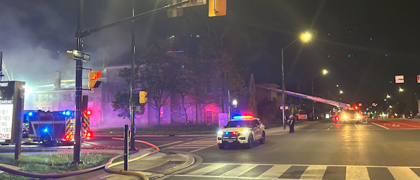 Historic London church building damaged in early morning fire - Rebel News