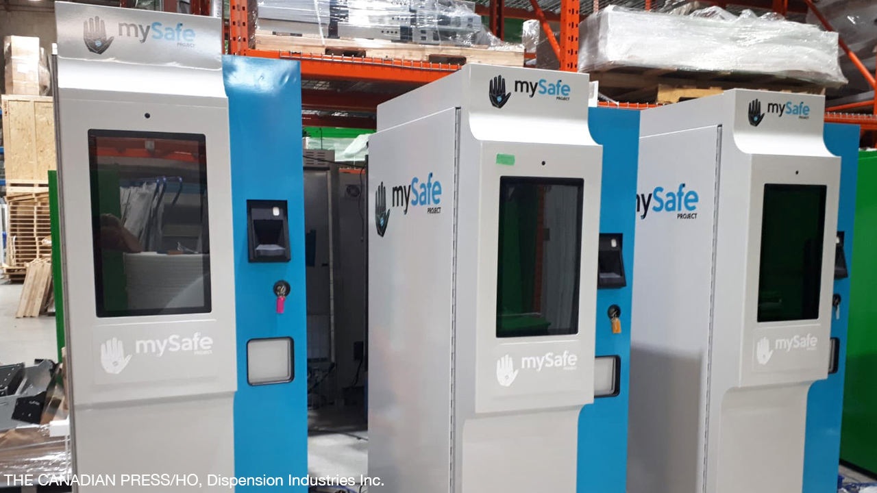 Free drug vending machines: Opioid “ATMs” to be installed in NS ...