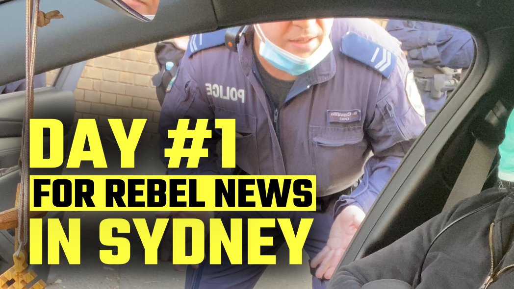 Police try and fail to 'move on' Rebel News Sydney on their FIRST day ...
