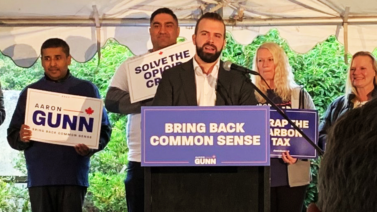 WATCH: Aaron Gunn's full speech announcing his run for B.C. Liberal ...