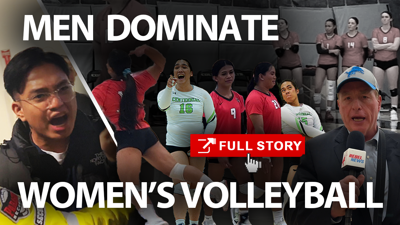 TRANS TAKEOVER: 5 'trans women' dominate female volleyball game - Rebel ...