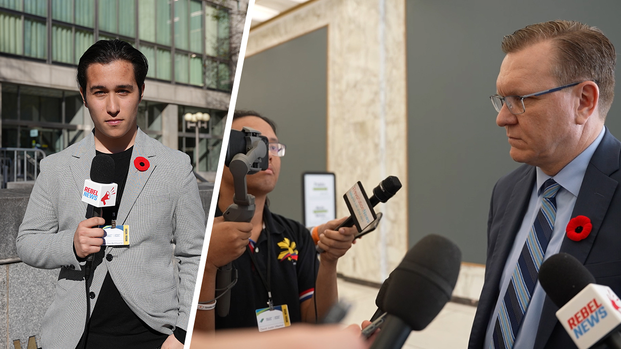 Freedom Convoy lawyer Keith Wilson speaks to reporters after ...