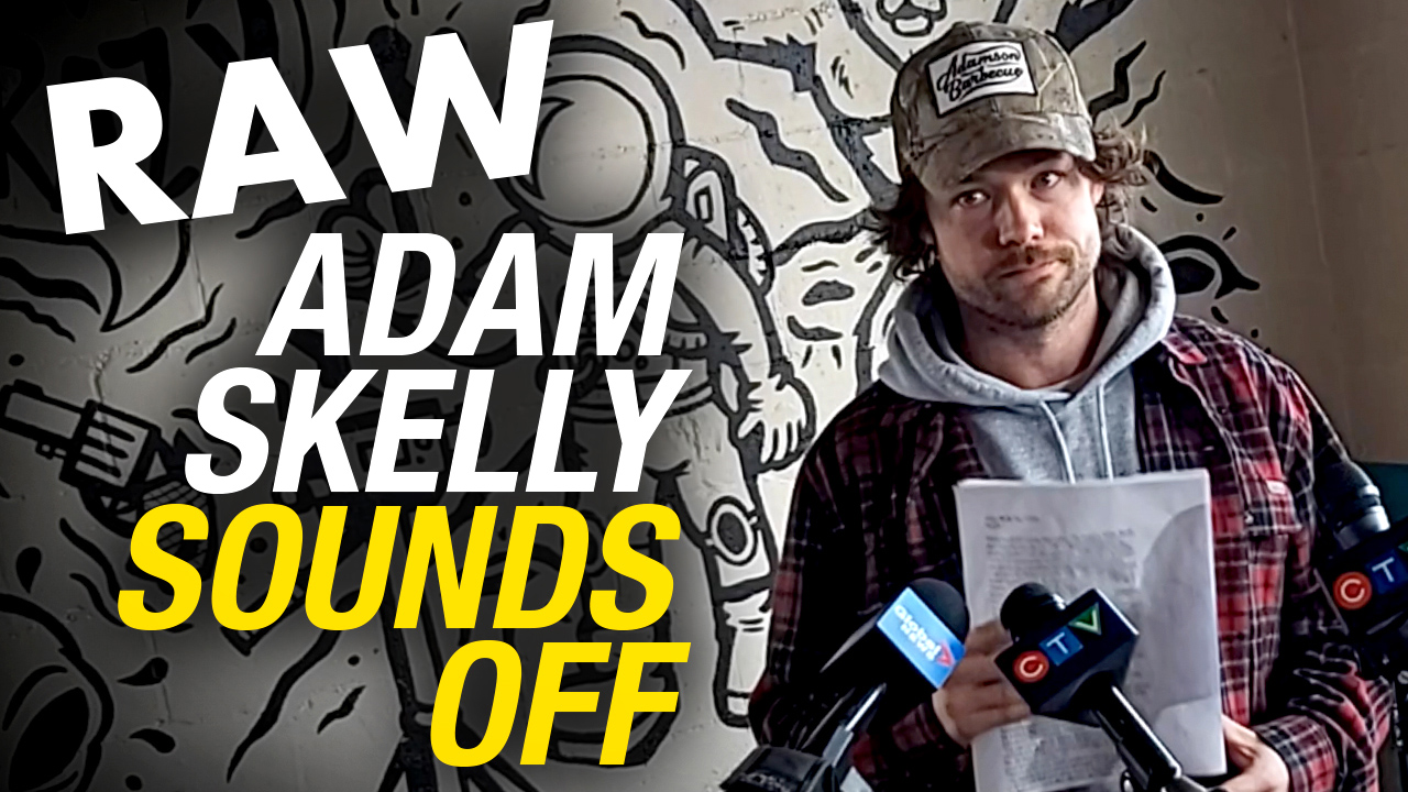 RAW FOOTAGE: Adamson Barbecue owner Adam Skelly holds press conference ...