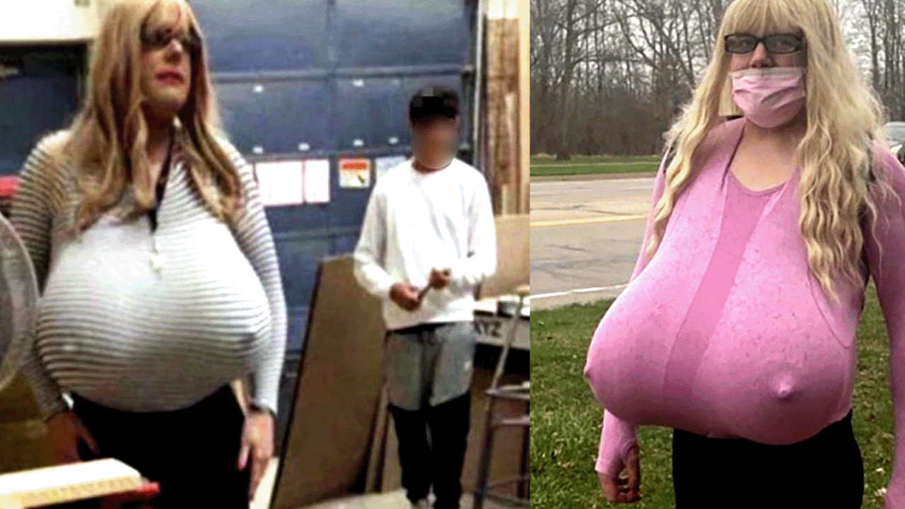 Canadian shop teacher who wore Z-cup prosthetic breasts put on paid leave - Rebel News