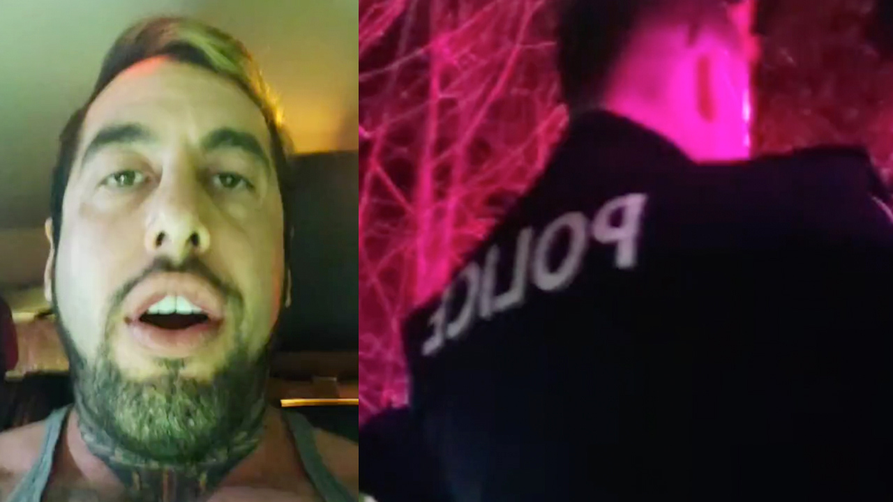 WATCH: Chris Sky has heated exchange with police - Rebel News