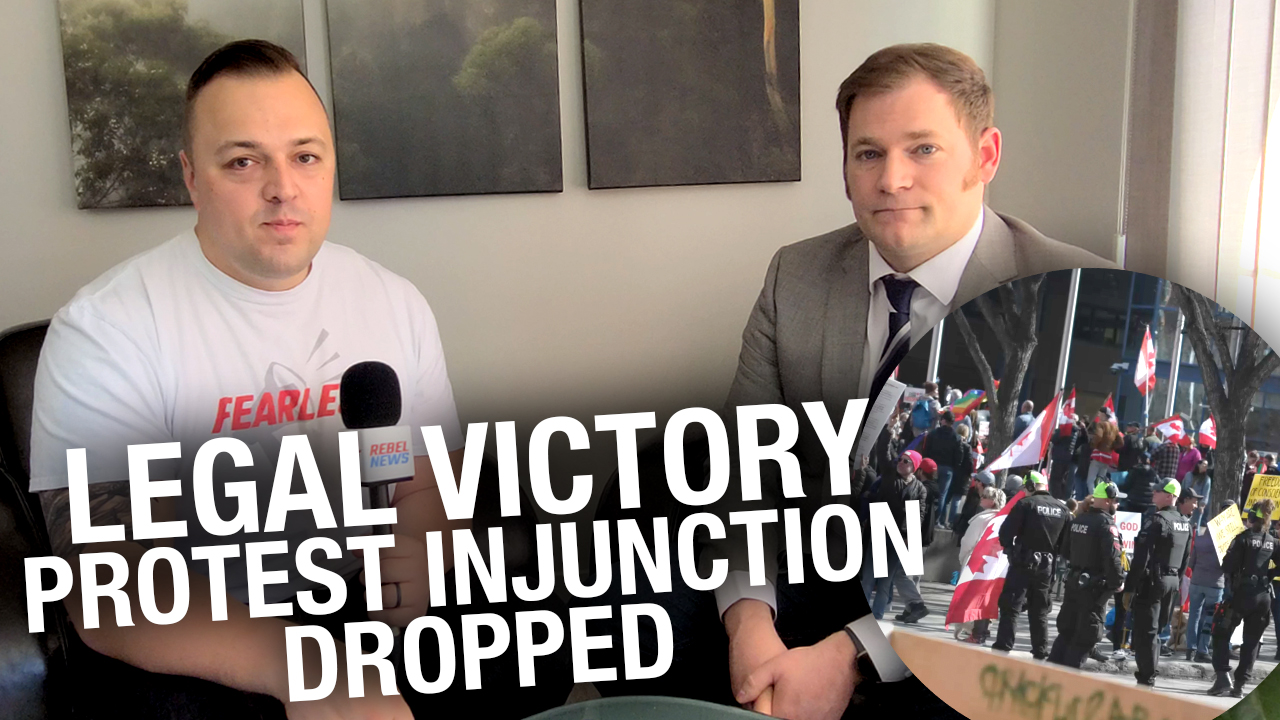 Legal victory! Calgary protest injunction challenge successful - Rebel News