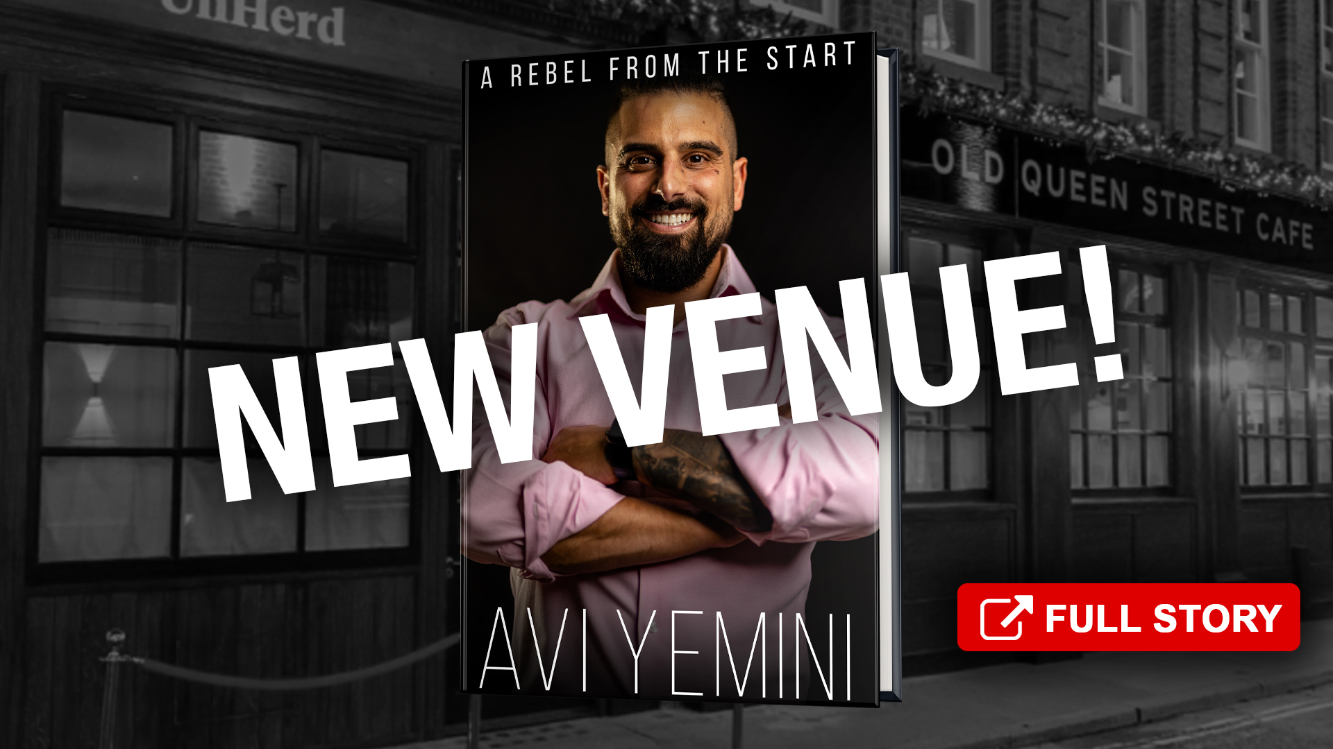 Breaking: Avi Yemini London book launch event cancelled by venue after ...