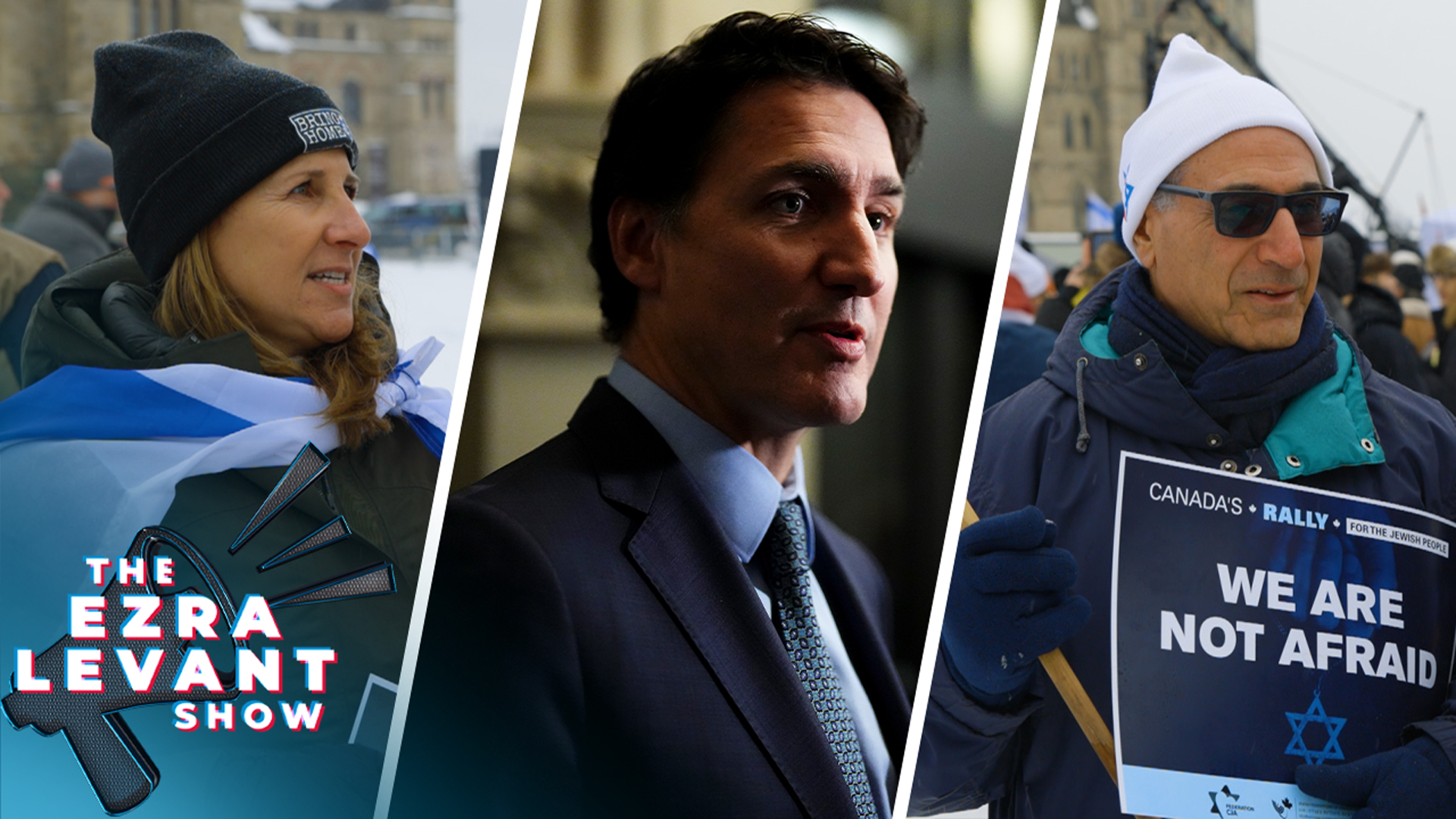 'I think he's afraid': Pro-Israel demonstrators condemn Trudeau's ...