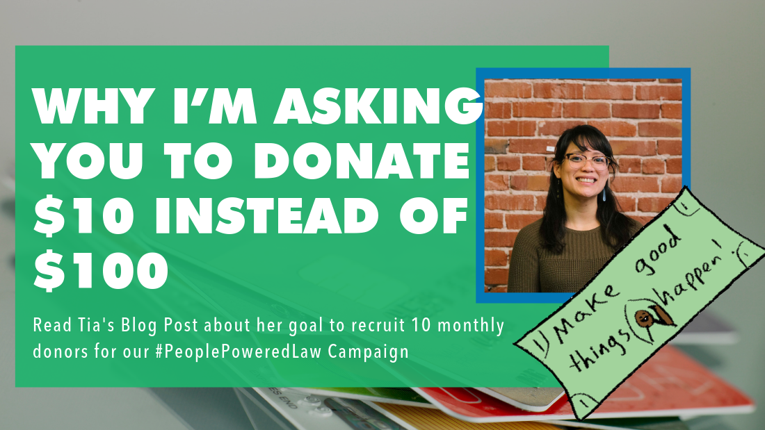 Why I’m asking you to donate $10 instead of $100 - Sustainable ...