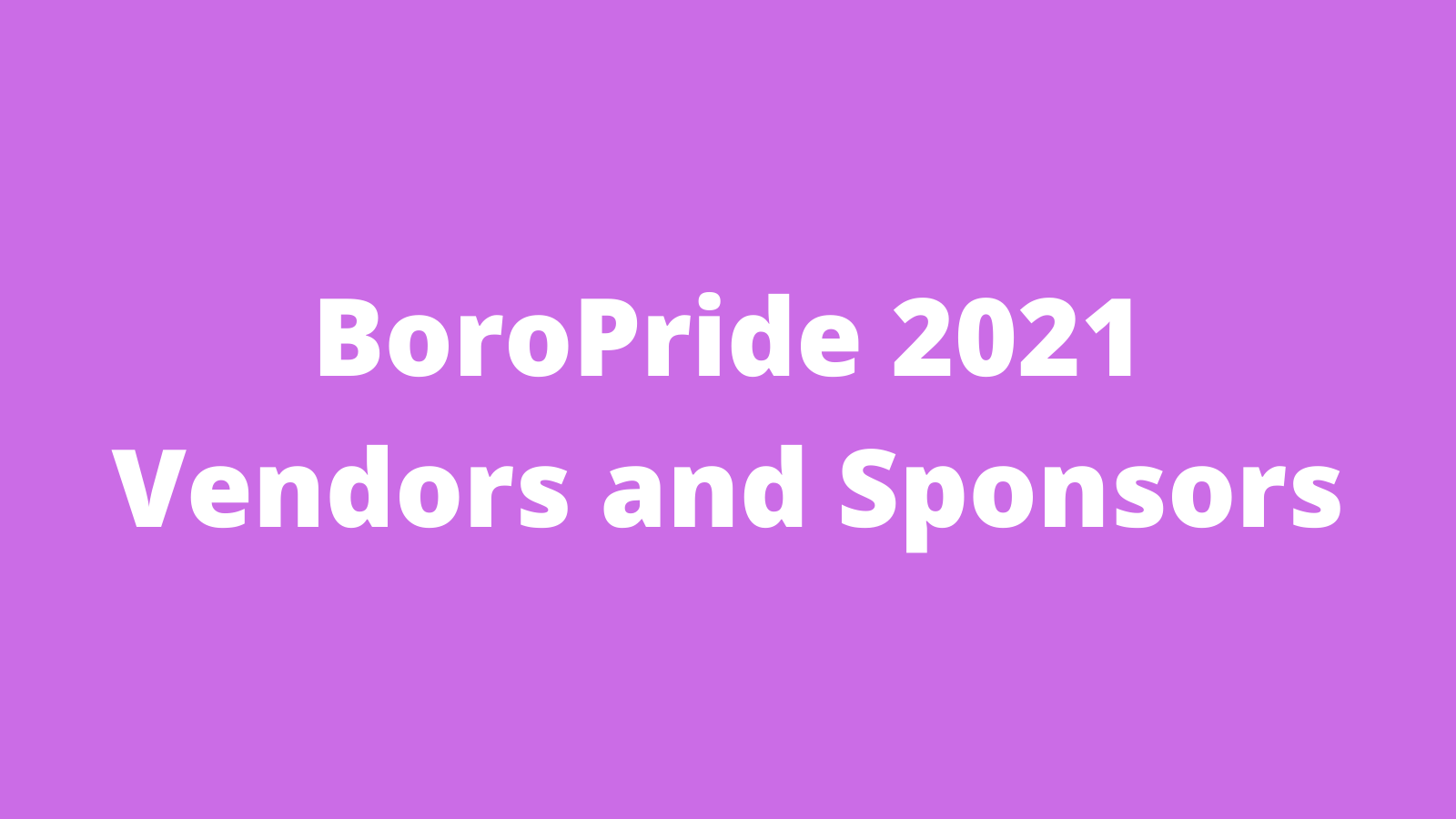 Boro Pride 2021 Sponsors and Vendors - Tennessee Equality Project