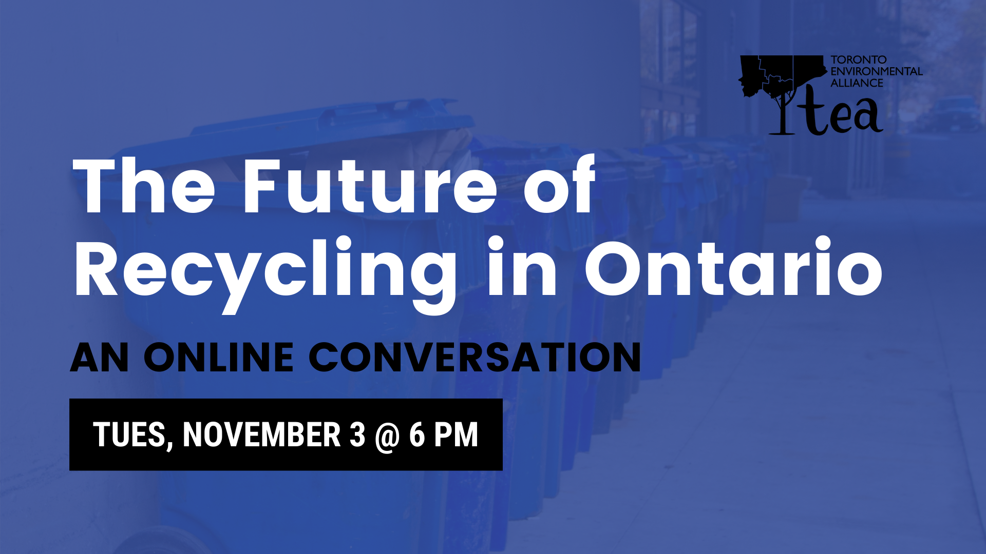 RSVP: The Future of Recycling in Ontario - Toronto Environmental Alliance