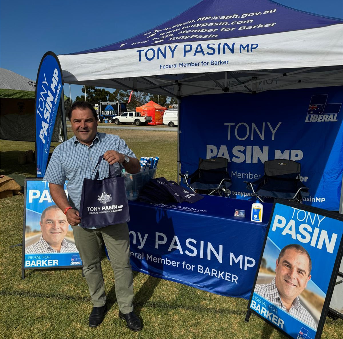 Callington Show 2025 - Tony Pasin MP