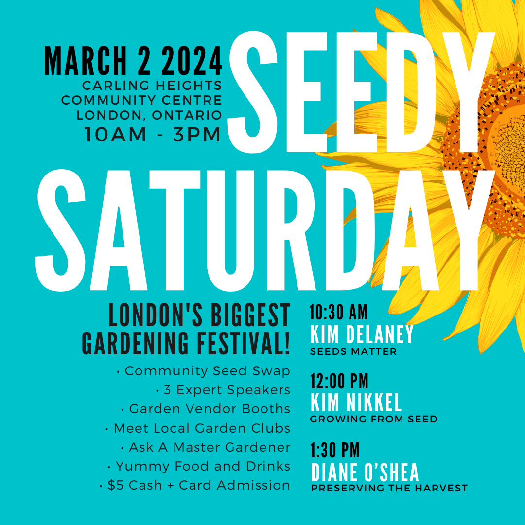 Volunteer Opportunity: Booth Support at Seedy Saturday - Thames Talbot ...