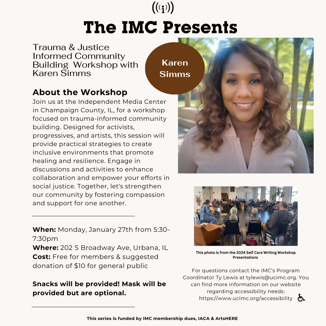 Trauma & Justice Informed Community Building - UCIMC: the Urbana ...