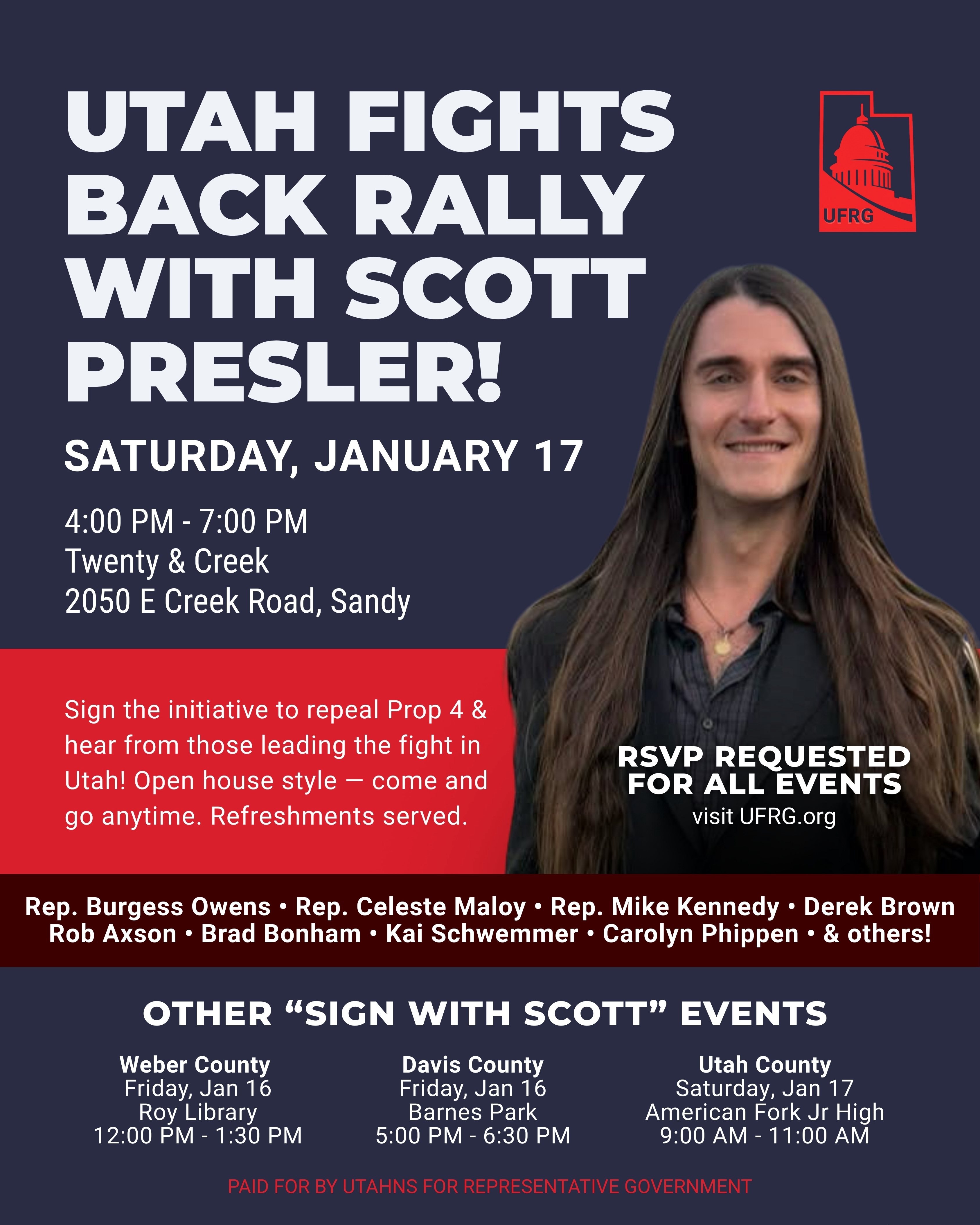 Sign with Scott Utah County - Utahns for Representative Government