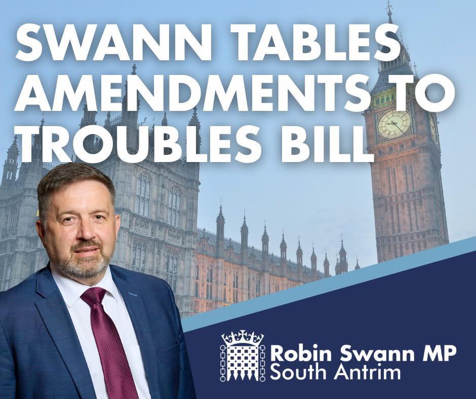 Swann Challenges Troubles Bill and Tables Amendments - UUP Live