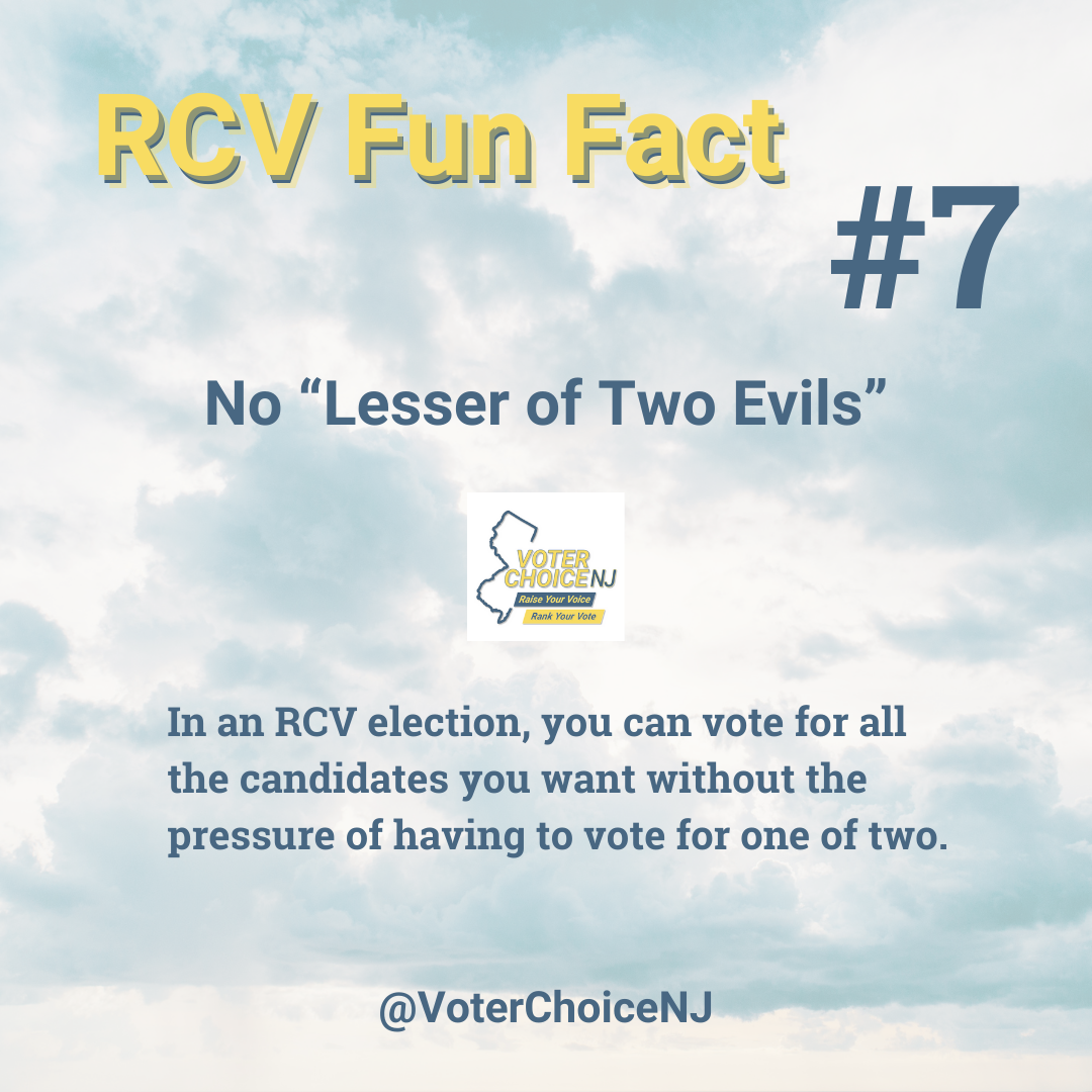 Celebrating RCV Month - 2023 - Voter Choice NJ