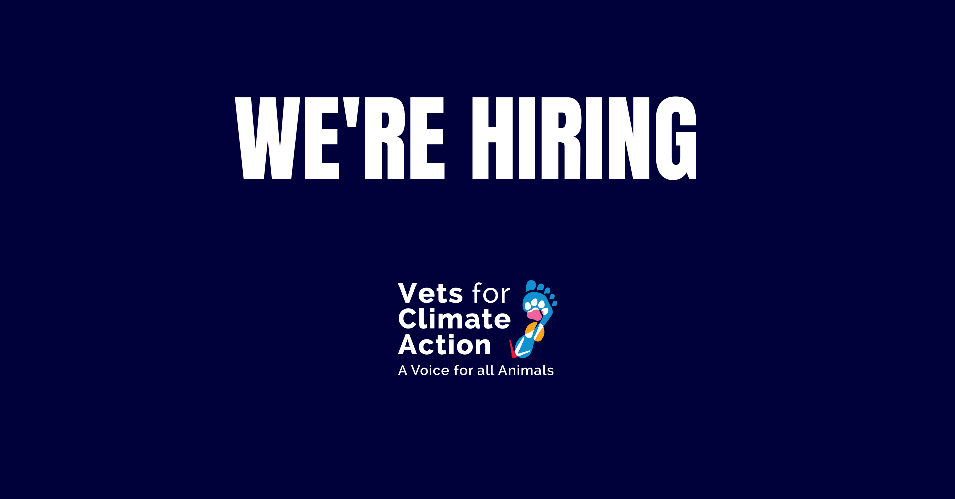 We're hiring - Vets for Climate Action
