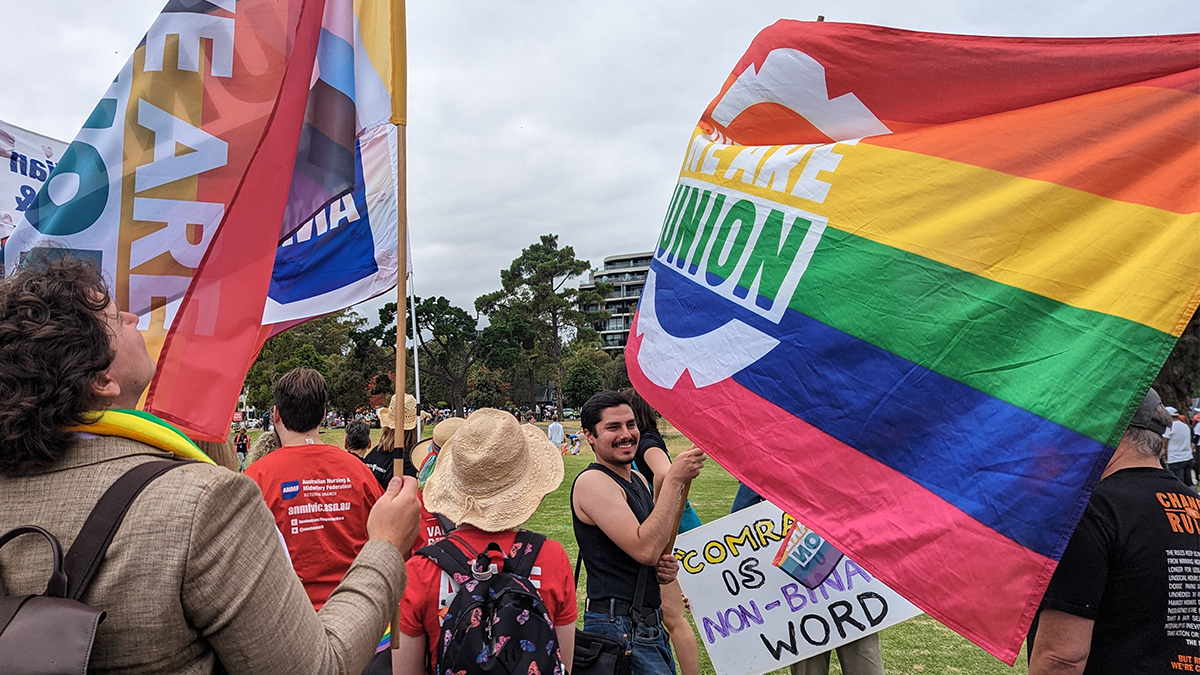 March with your union at Pride! - We Are Union VTHC