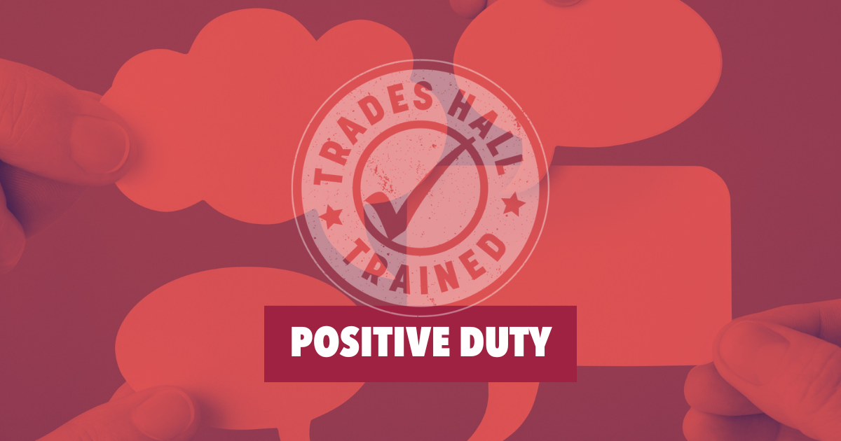 Positive Duty Training - We Are Union VTHC