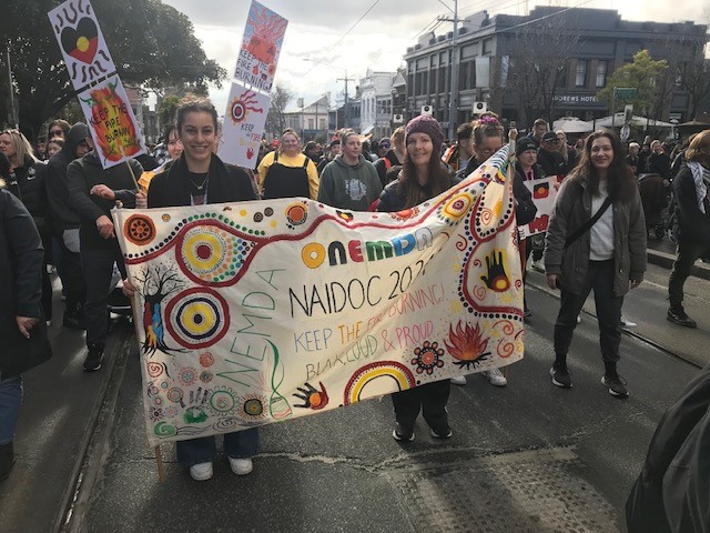NAIDOC March Union Solidarity - We Are Union VTHC