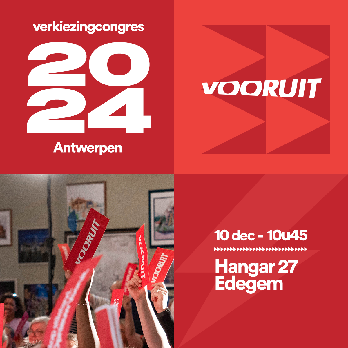 Verkiezingscongres Antwerpen - Vooruit