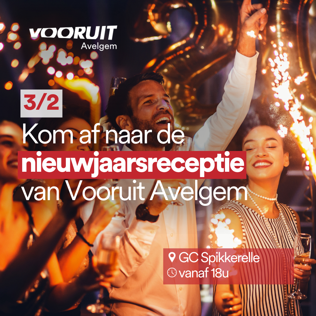 Nieuwjaarsreceptie '24 Avelgem - Vooruit