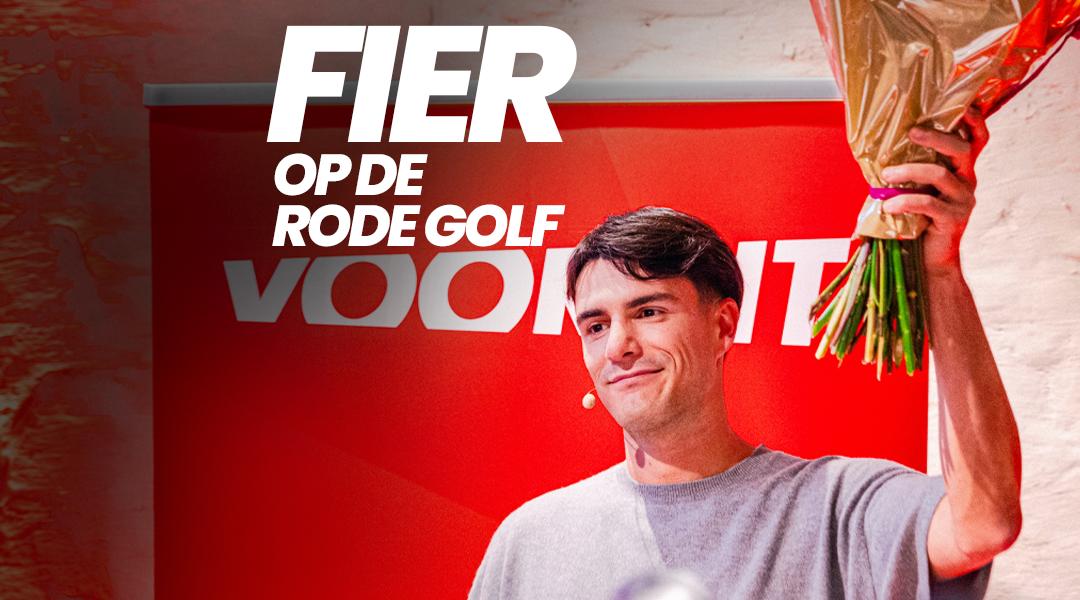 Een rode golf door Vlaanderen