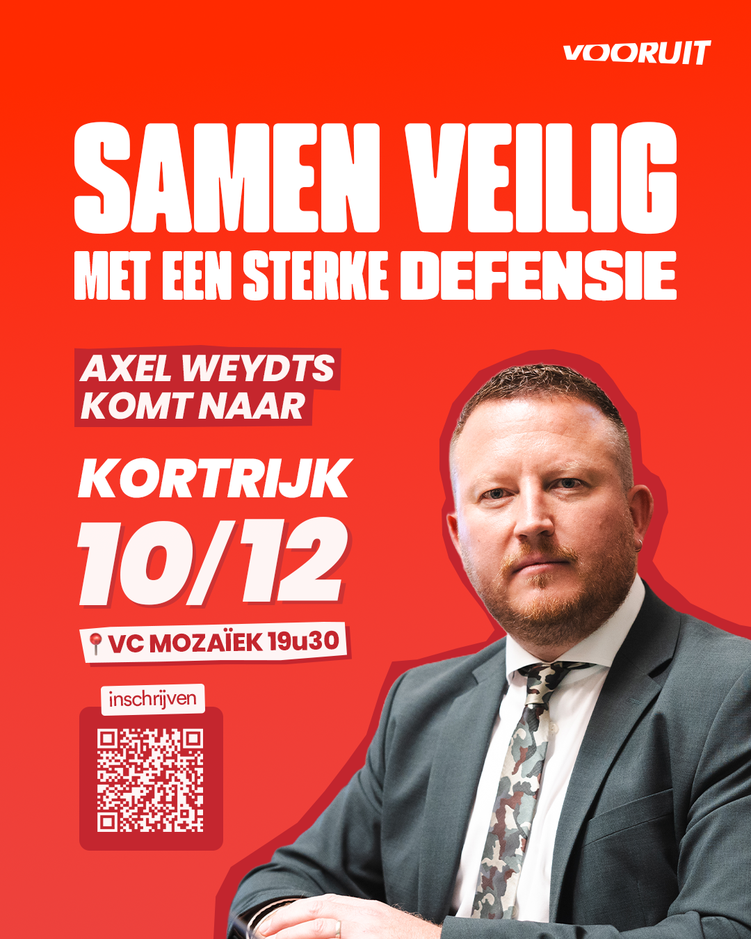 Samen veilig met een sterke defensie in Kortrijk - Vooruit