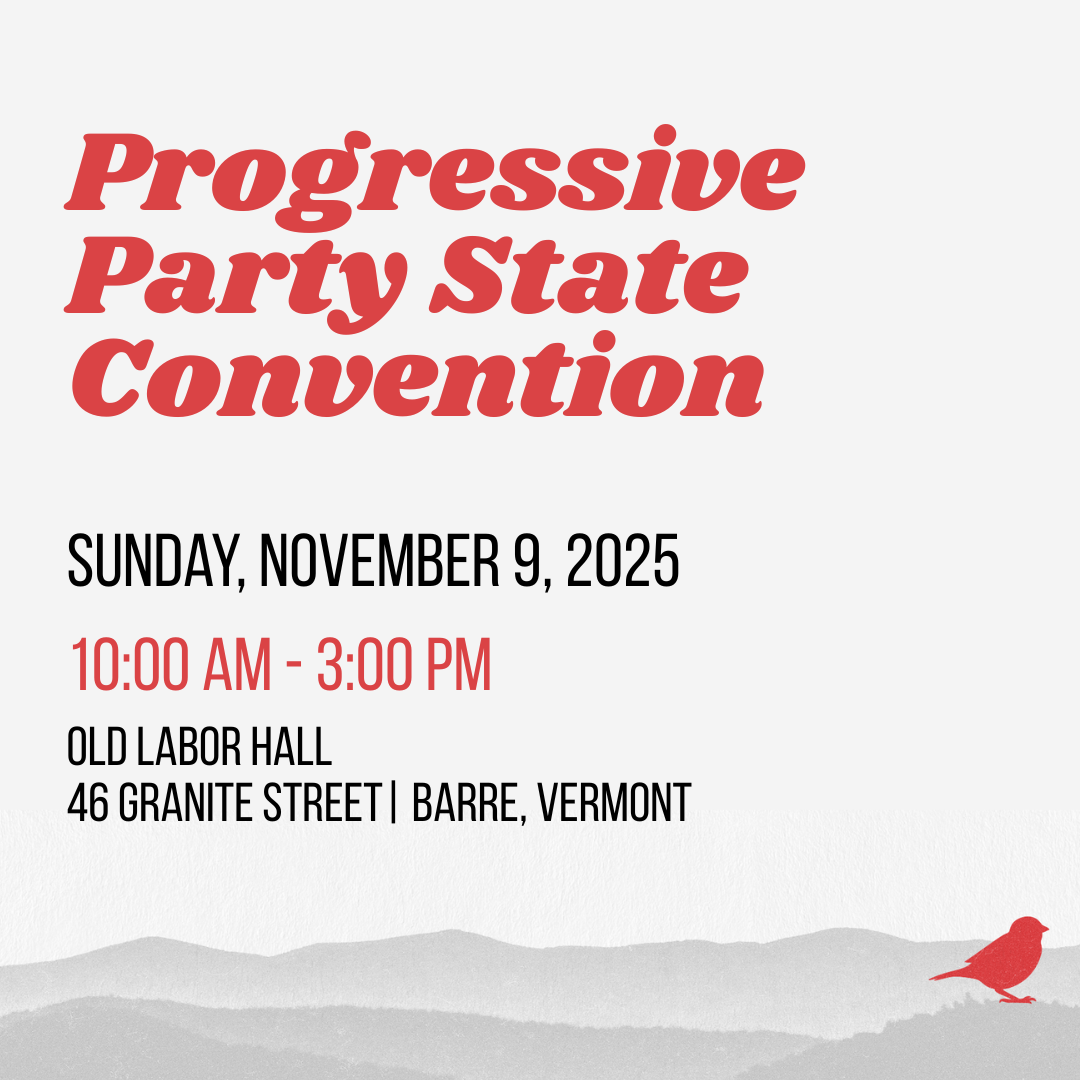 State Committee Meeting - Vermont Progressive Party