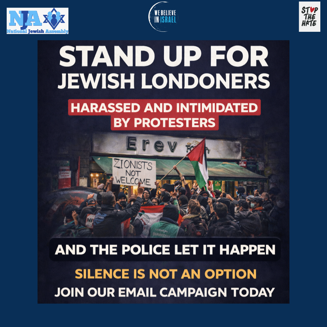 Jewish Londoners Are Not Fair Game - We Believe In Israel