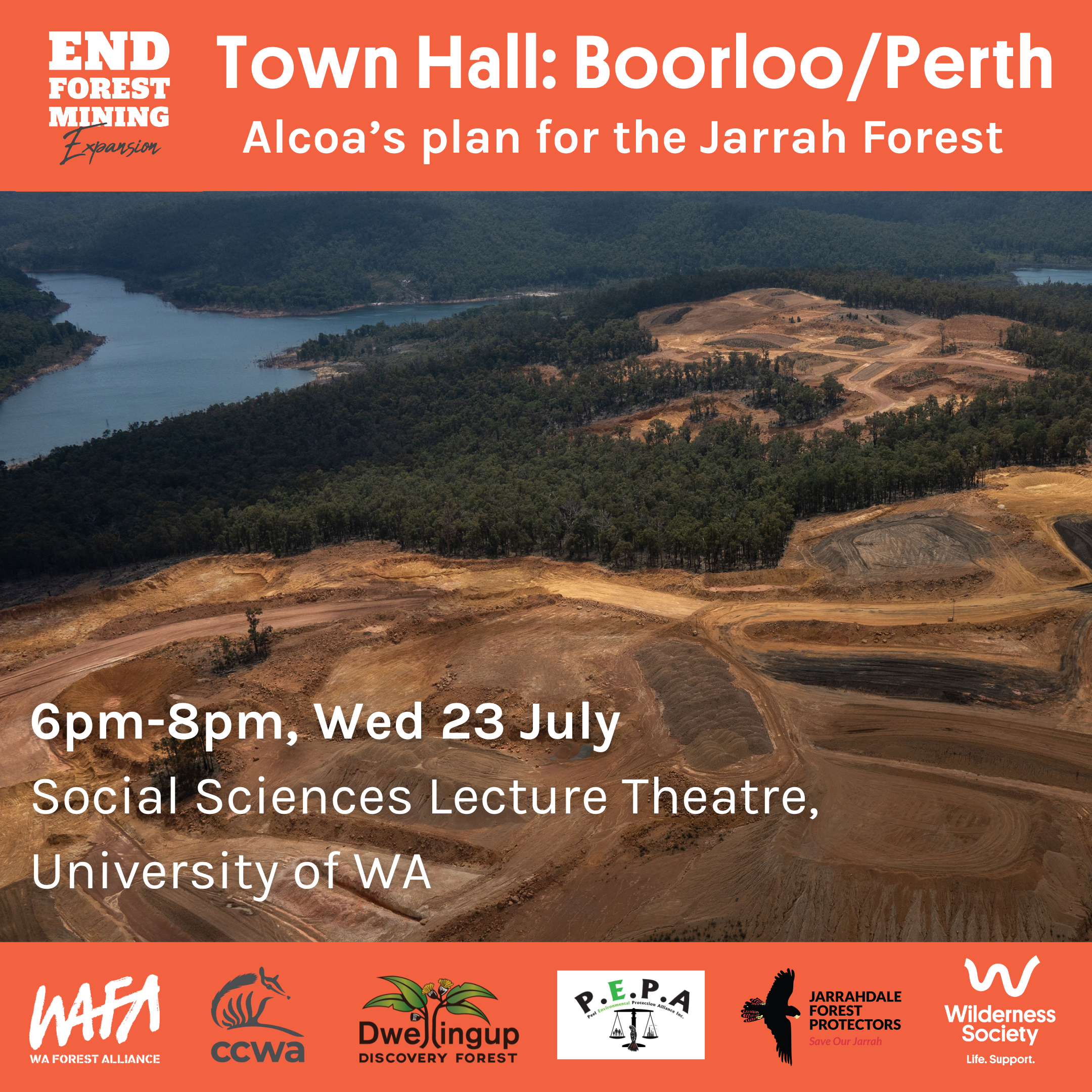 End Forest Mining Town Hall: Boorloo/Perth - The Wilderness Society