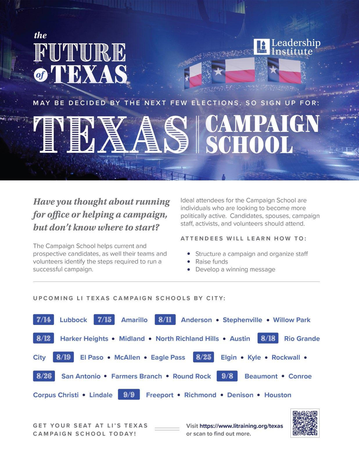Candidate Campaign School by Leadership Institute - NCRP